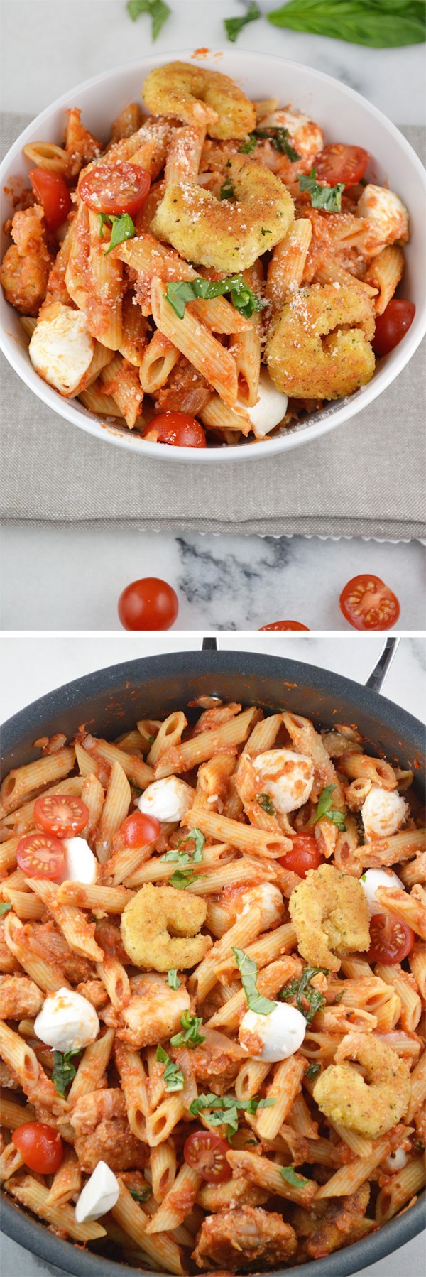 Shrimp Parmesan with Fresh Tomatoes and Basil | ImPECKable Eats